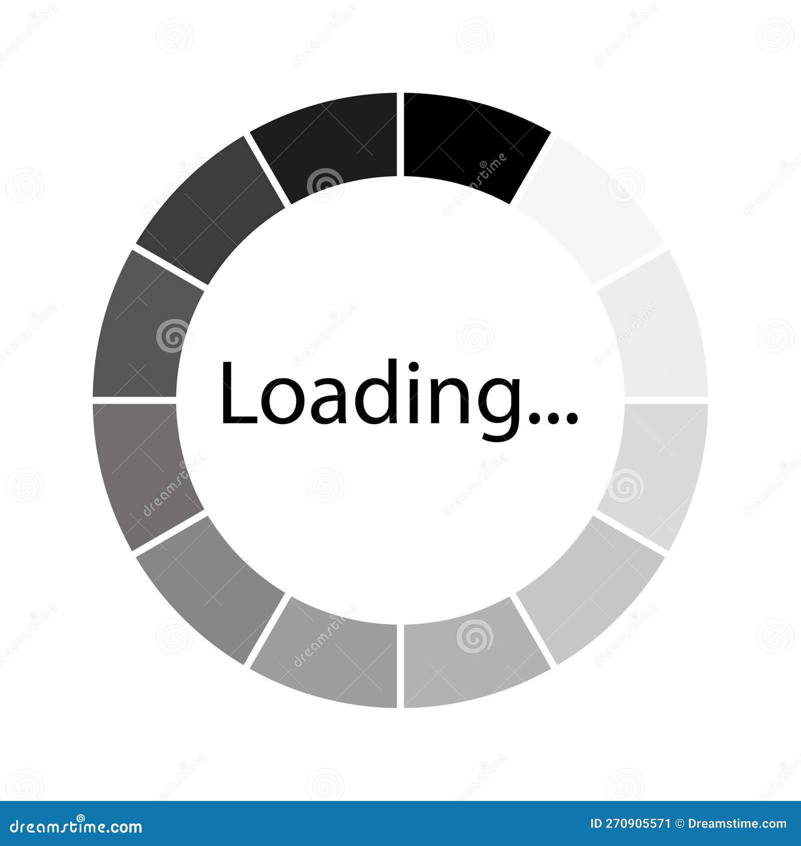 Modern Circle Loading. Modern Infographic Element. Vector Illustration ...
