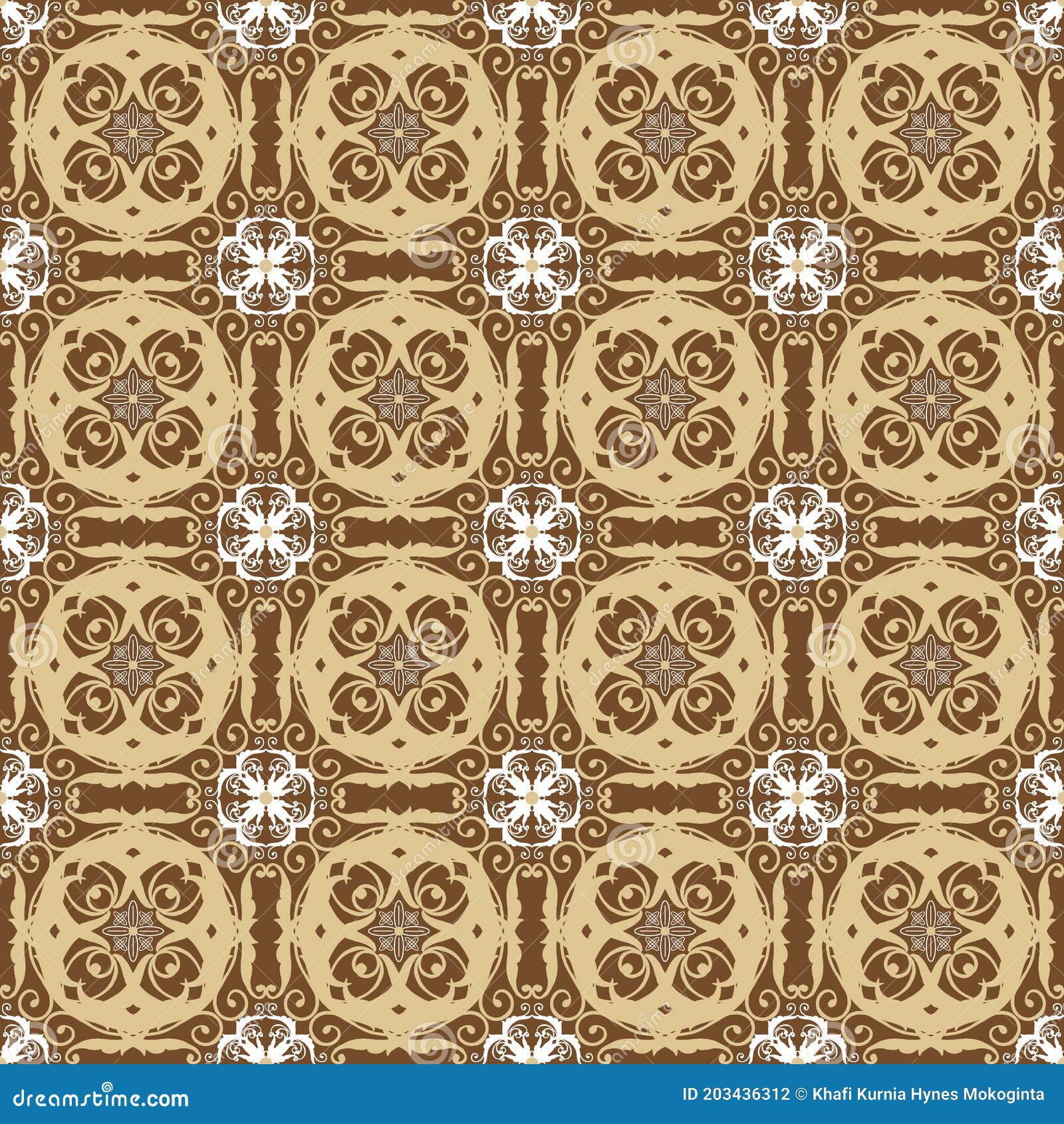 Modern Mocca Color Design For Tradisional Batik Central Java Royalty ...