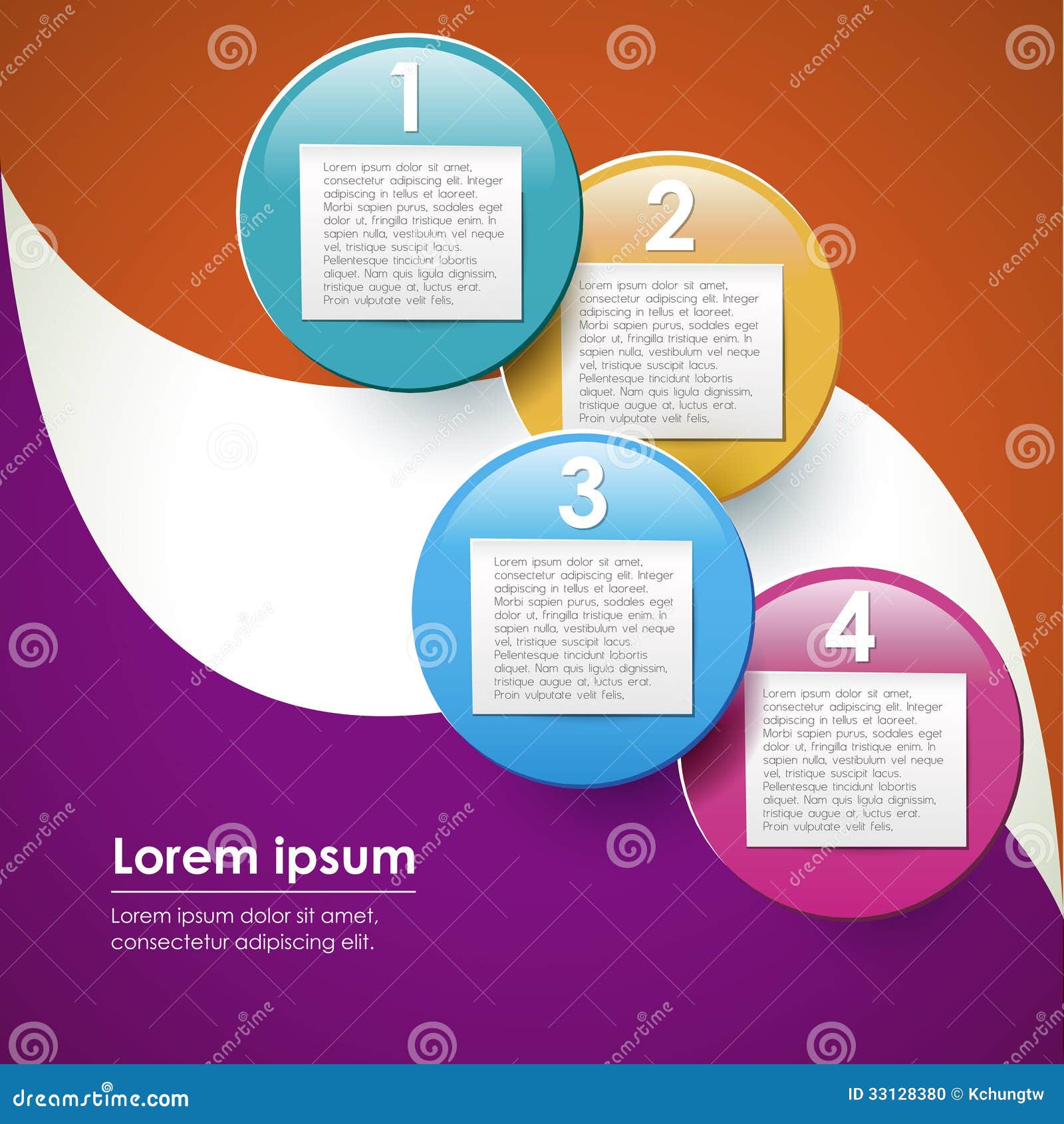 Modern Circle Sector. Chart Concept. Circle Section Graph. Vector ...