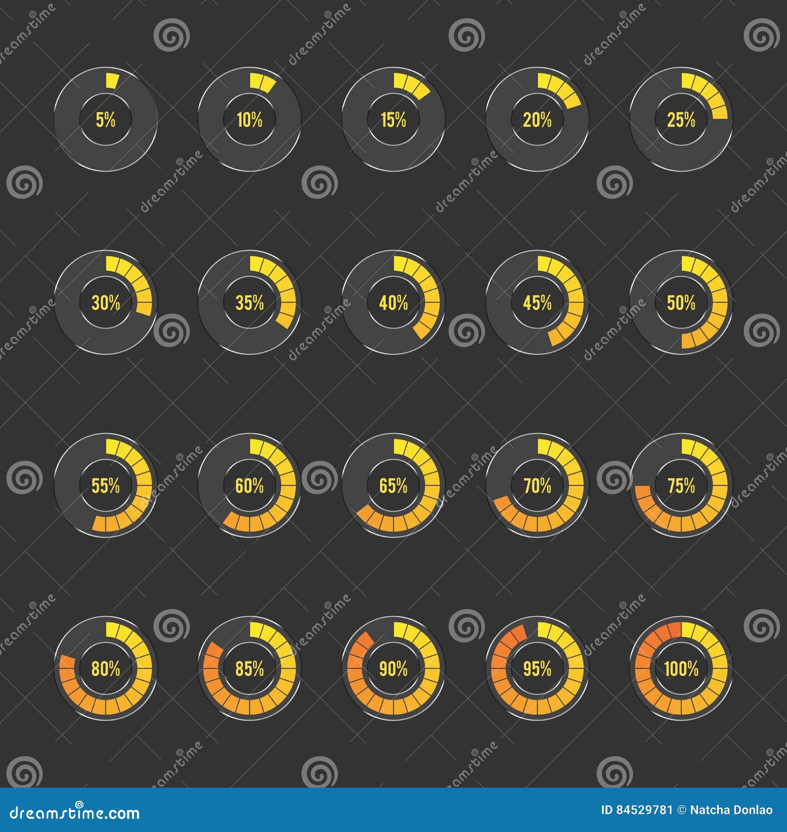 Modern Circle Progress Bar Icon Set Vector Illustration Stock Vector ... Modern Circle Progress Bar Icon Set Vector Illustration Stock Vector ...