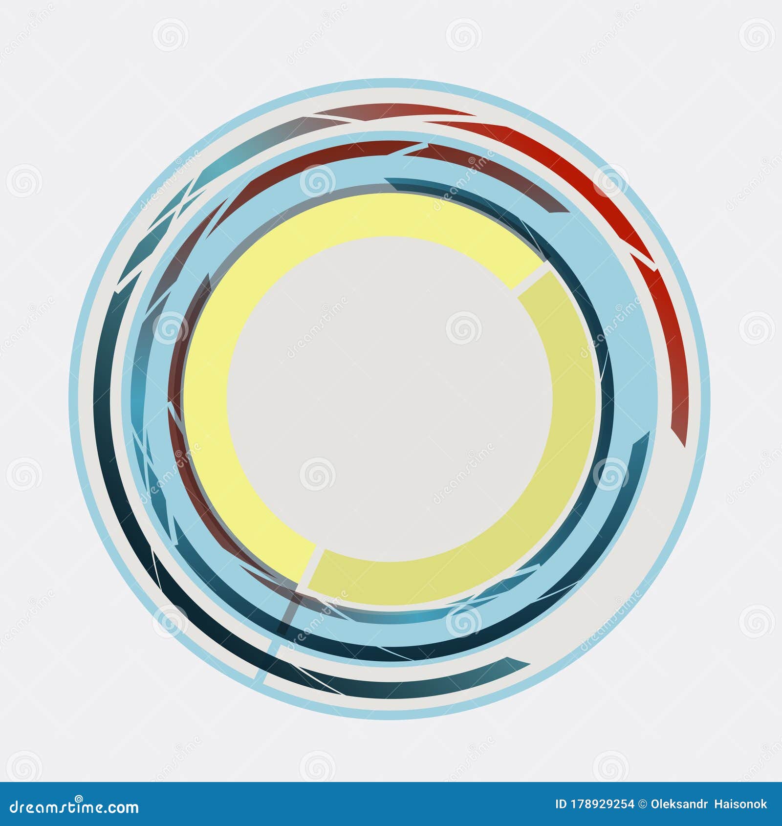 Modern Circle Vector Illustration. Concept Design Stock Vector ...