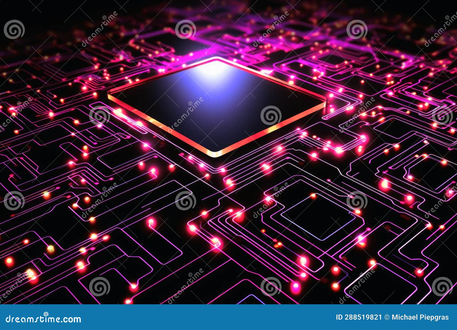 A Modern Circuit Design Technology for Cyberspace Stock Illustration ...