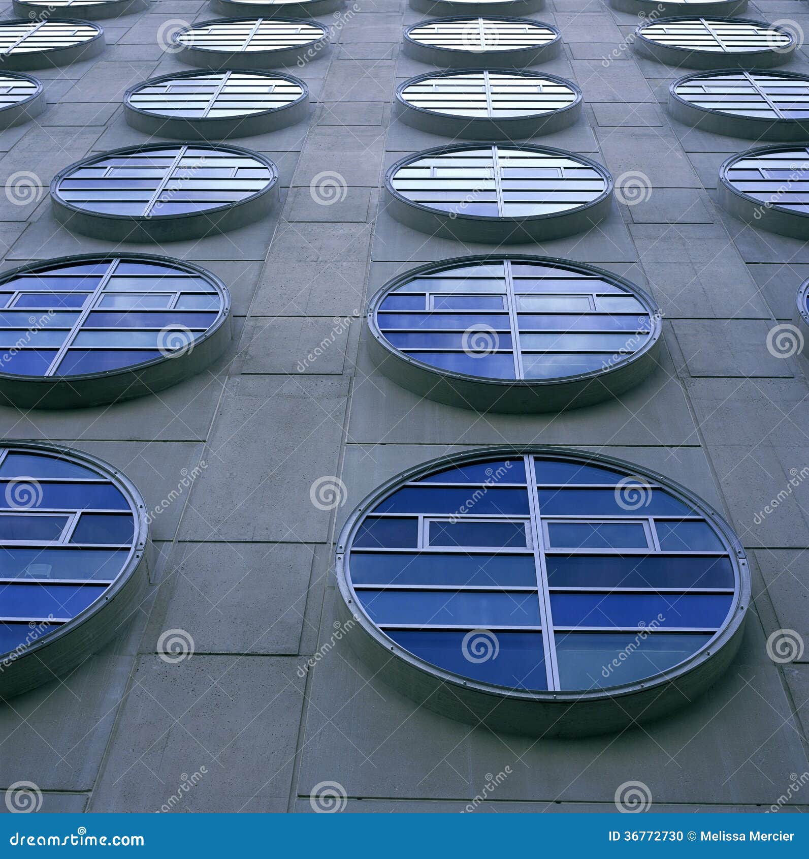 Modern circular windows stock photo. Image of artistic - 36772730