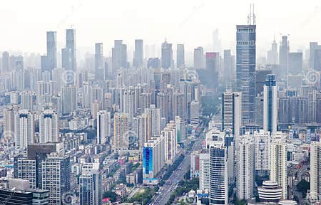 Modern city stock photo. Image of busy, aerial, citylife - 14188358