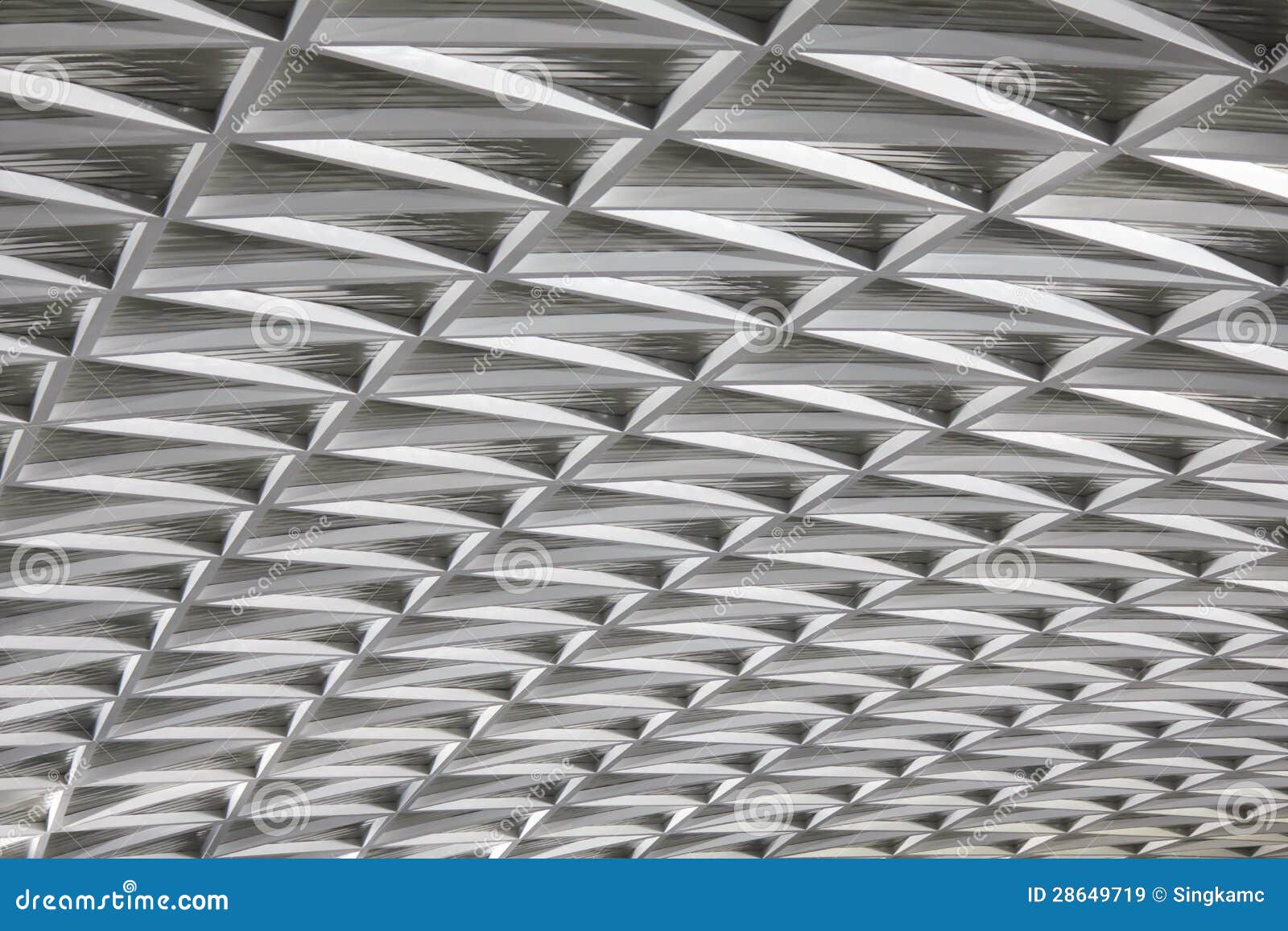 Modern City Architecture Ceiling Detail Stock Image - Image of city ...