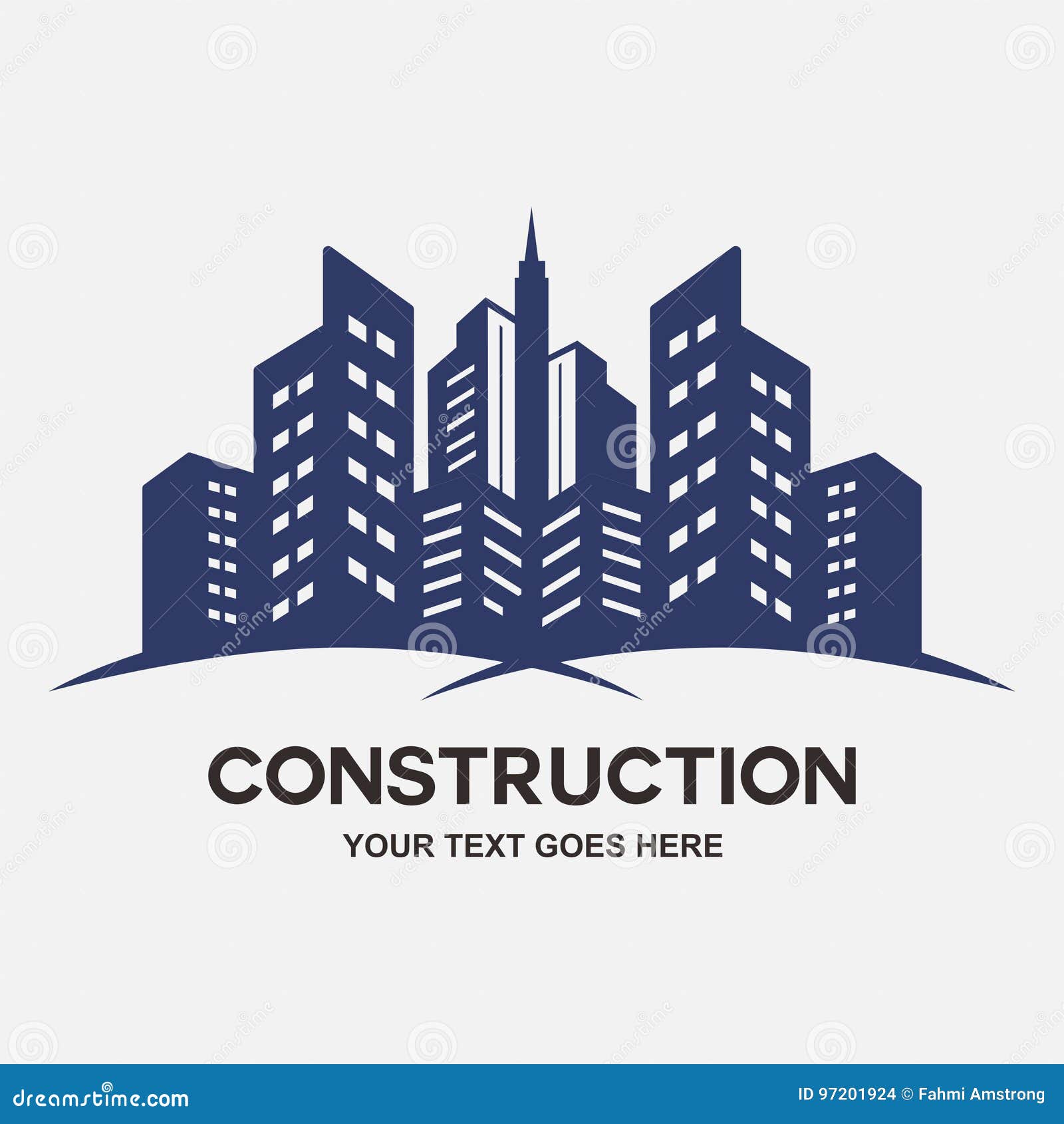 Modern City Buildings Construction Stock Vector - Illustration of shop ...