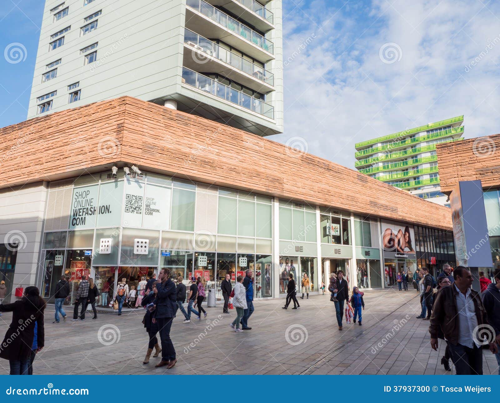 The Modern City Centre of Almere, the Netherlands Editorial Image ...