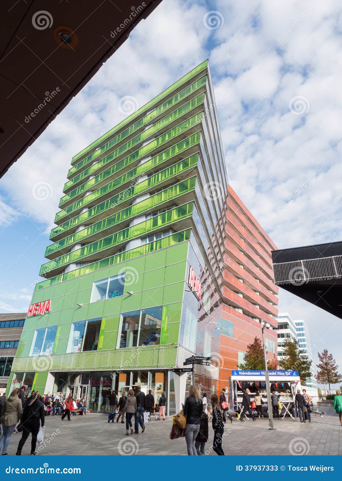 The Modern City Centre of Almere, the Netherlands Editorial Stock Photo ...