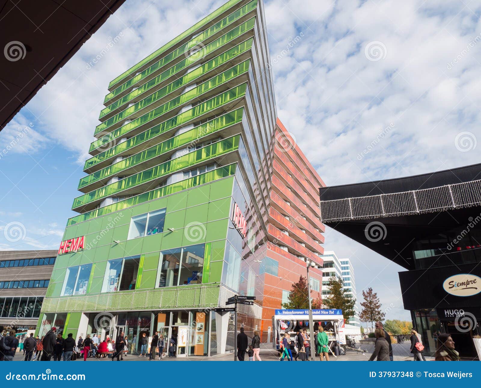 The Modern City Centre of Almere, the Netherlands Editorial Stock Photo ...