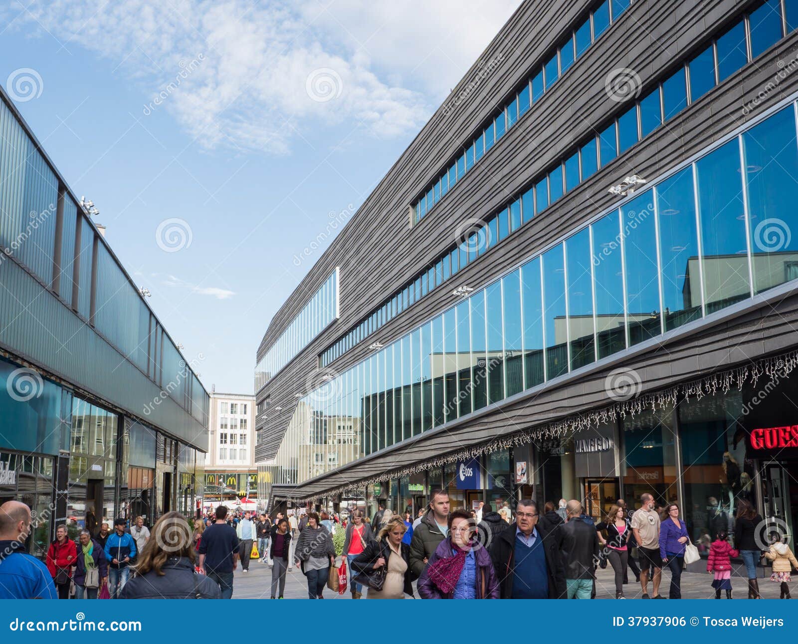 The Modern City Centre of Almere, the Netherlands Editorial Photo ...