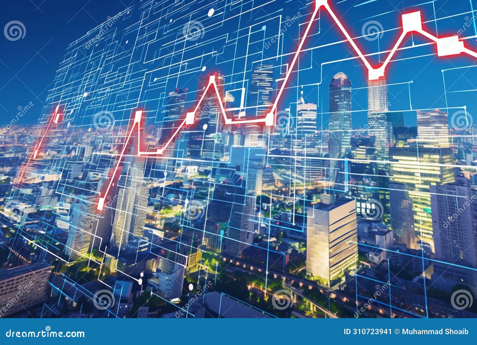 Modern City Concept Technology Revolutionizes Urban Administration and ...