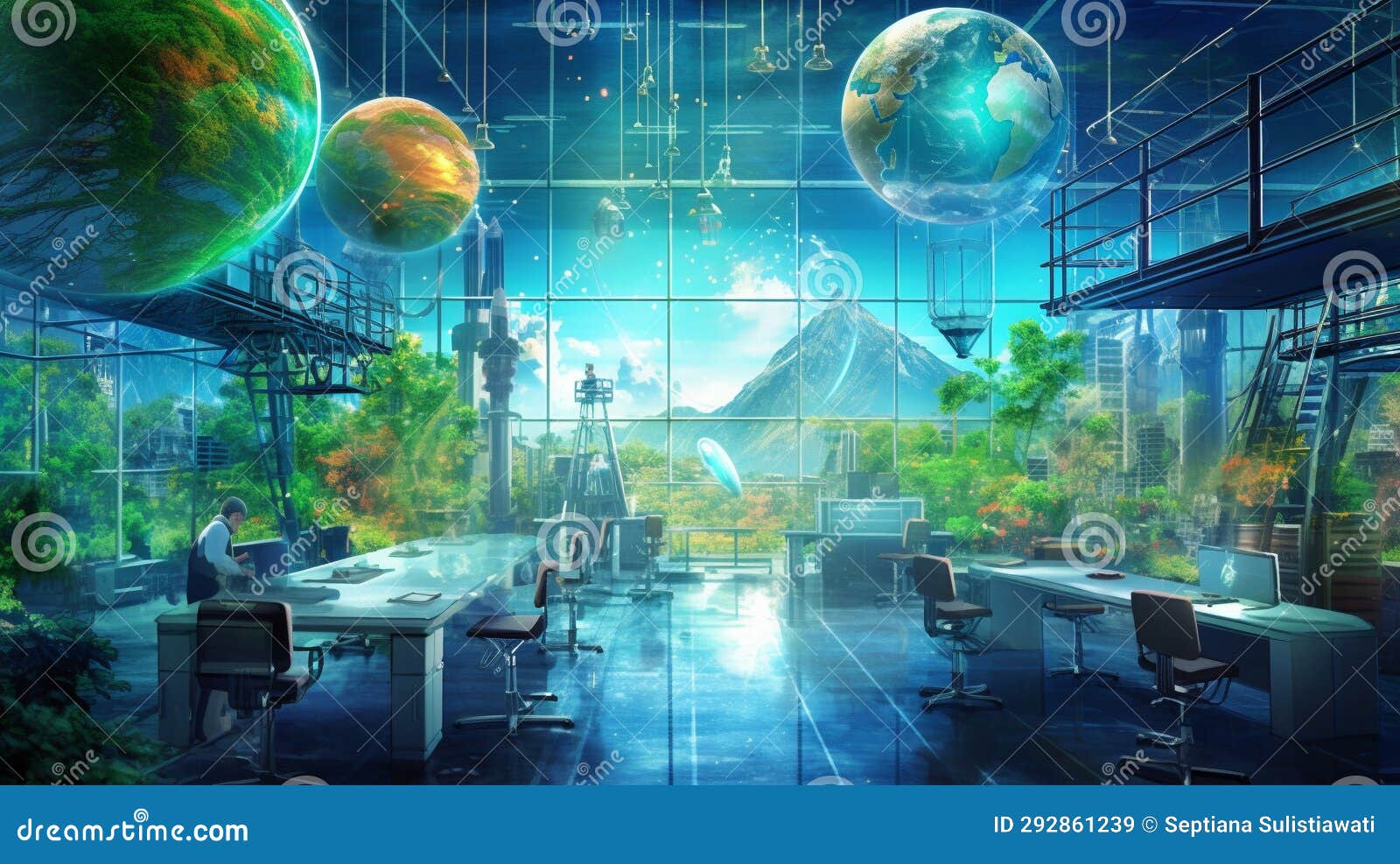 Modern City Earth. Green Technology and Environmental Technology ...