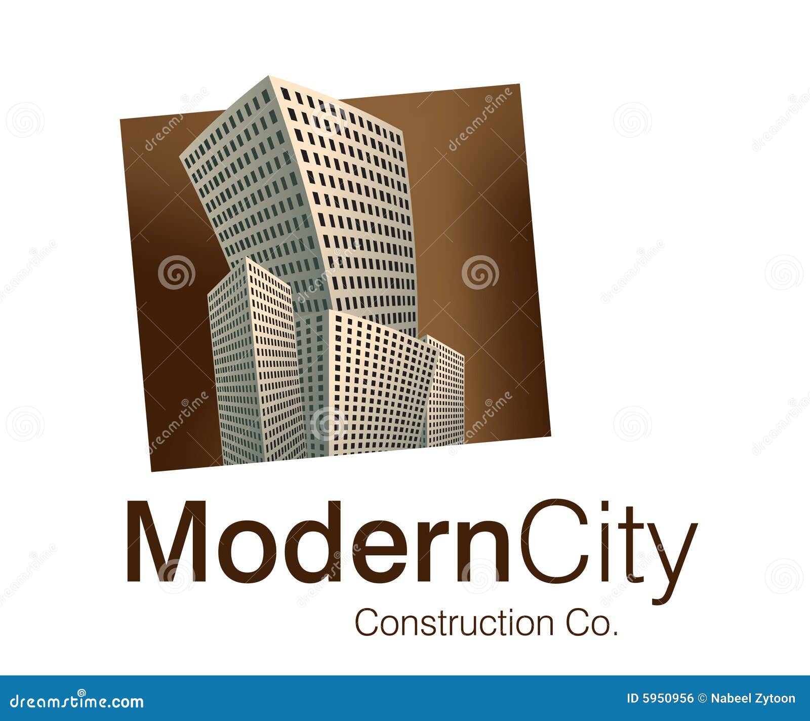 Modern City Logo stock vector. Illustration of business - 5950956