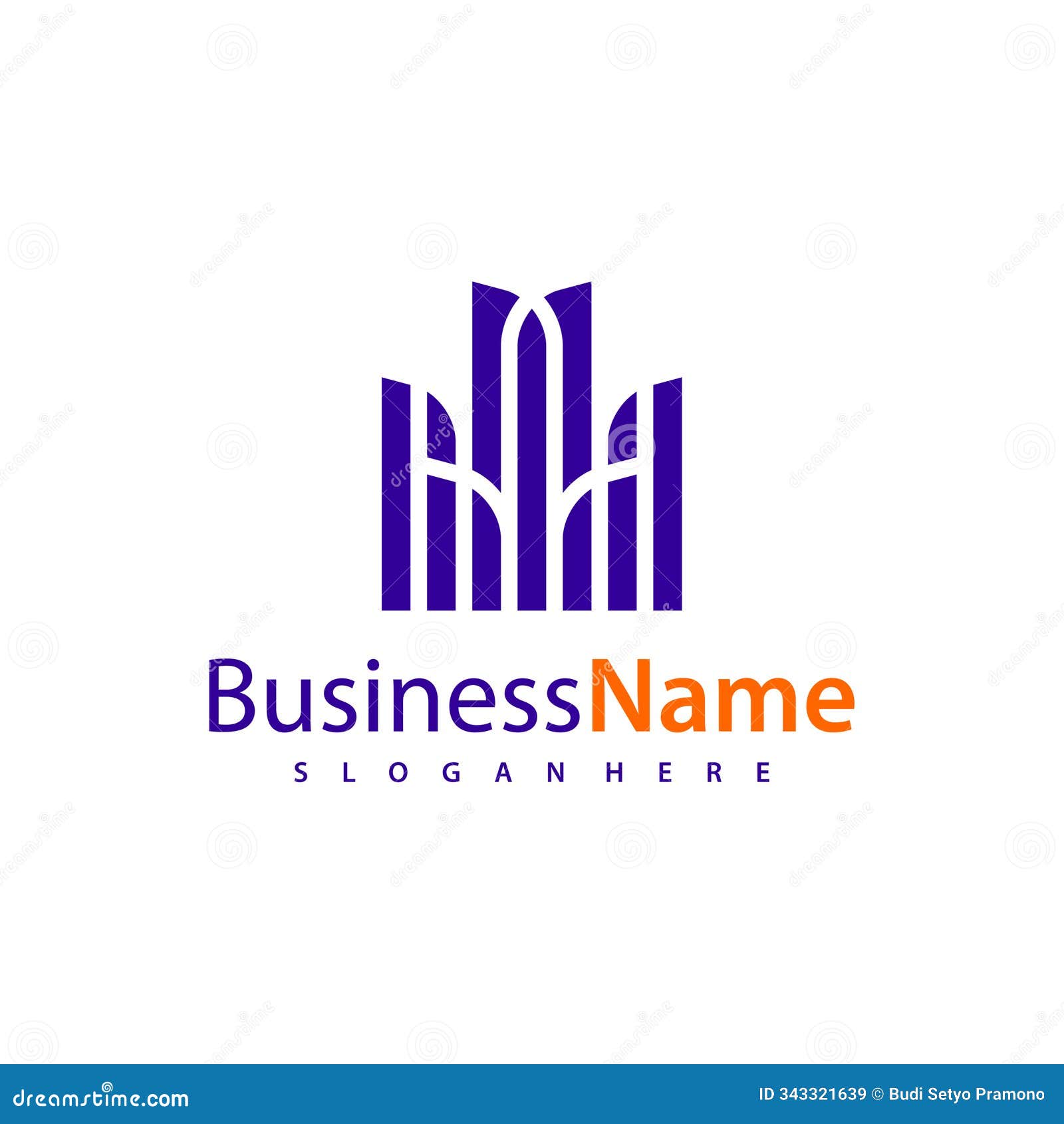 Modern City Logo Design Vector Illustration, Creative Building Logo ...