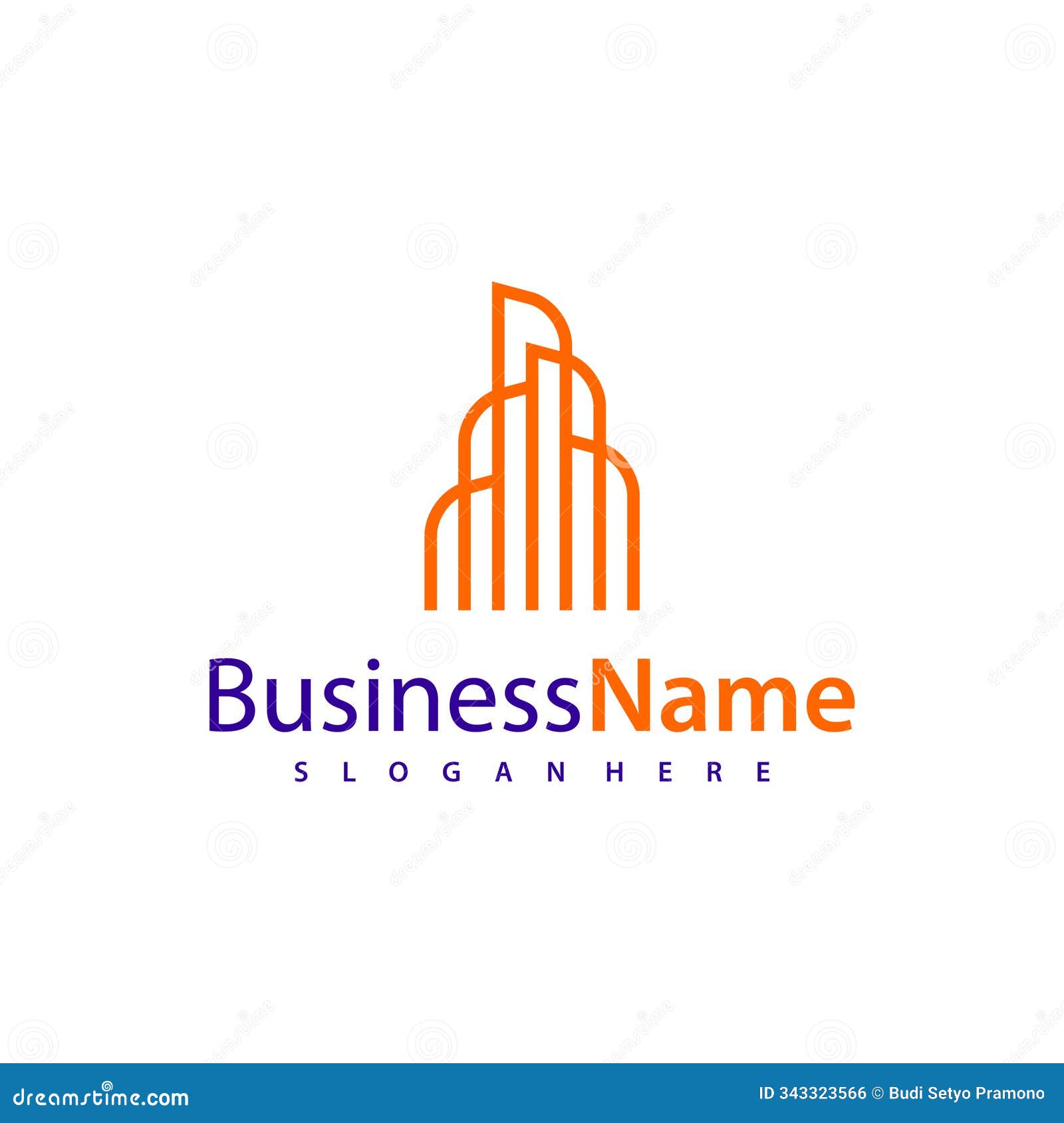 Modern City Logo Design Vector Illustration, Creative Building Logo ...