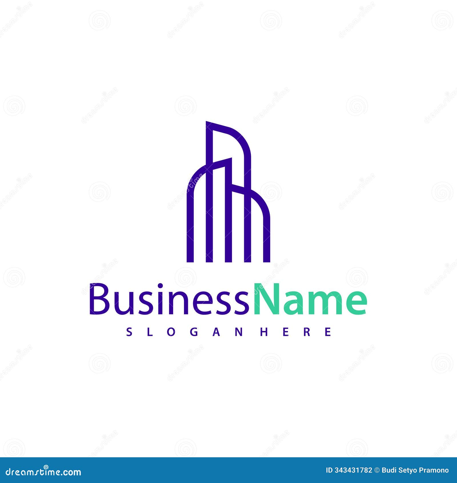 Modern City Logo Design Vector Illustration, Creative Building Logo ...