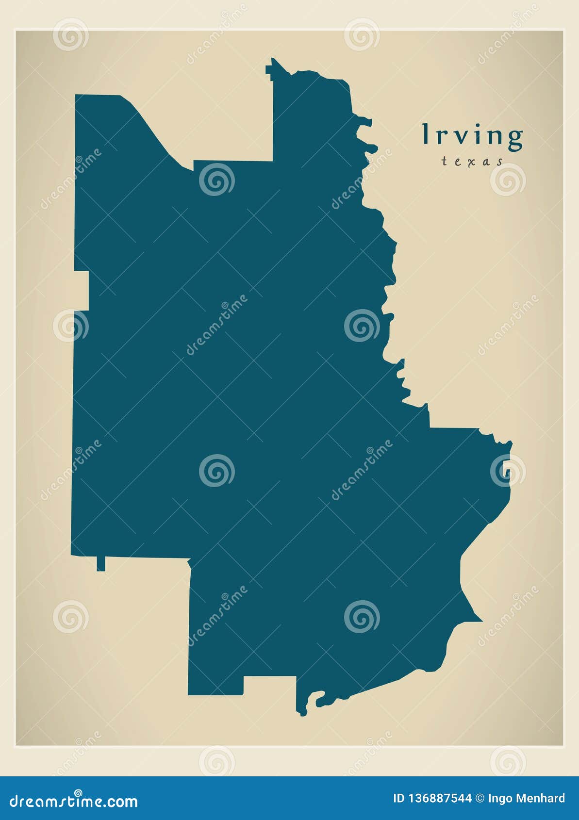 Irving, Texas City Limit Sign. Town Sign From The USA. Stock Image ...