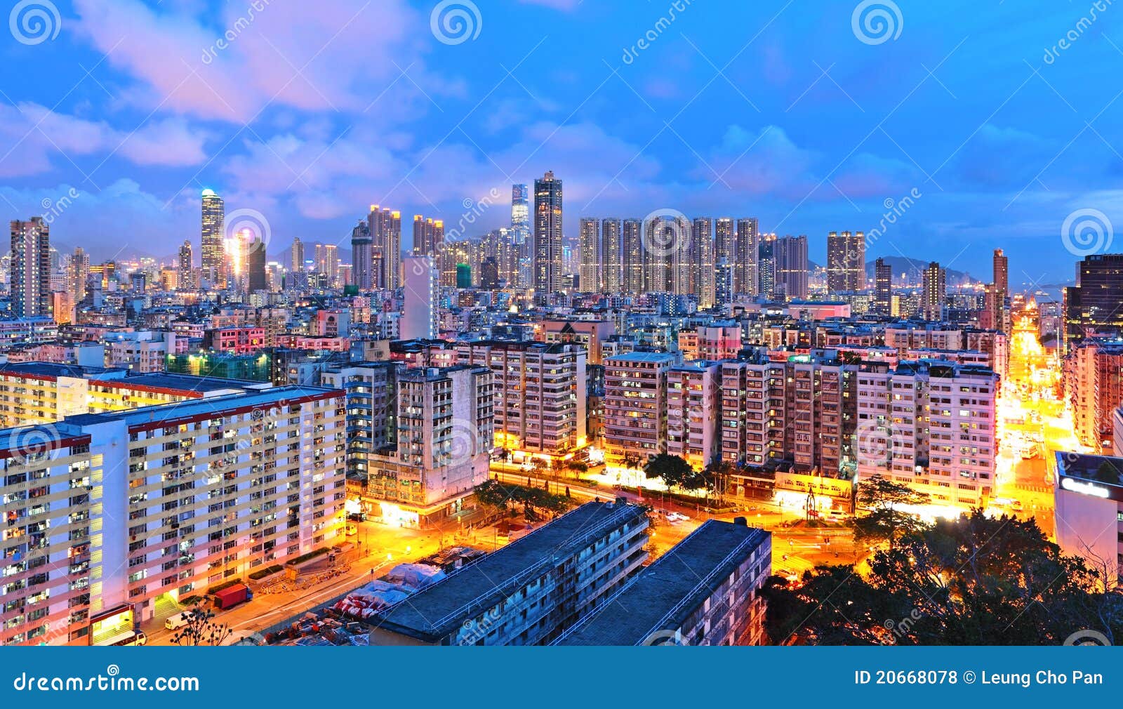 Modern city at night stock photo. Image of road, cityscape - 20668078