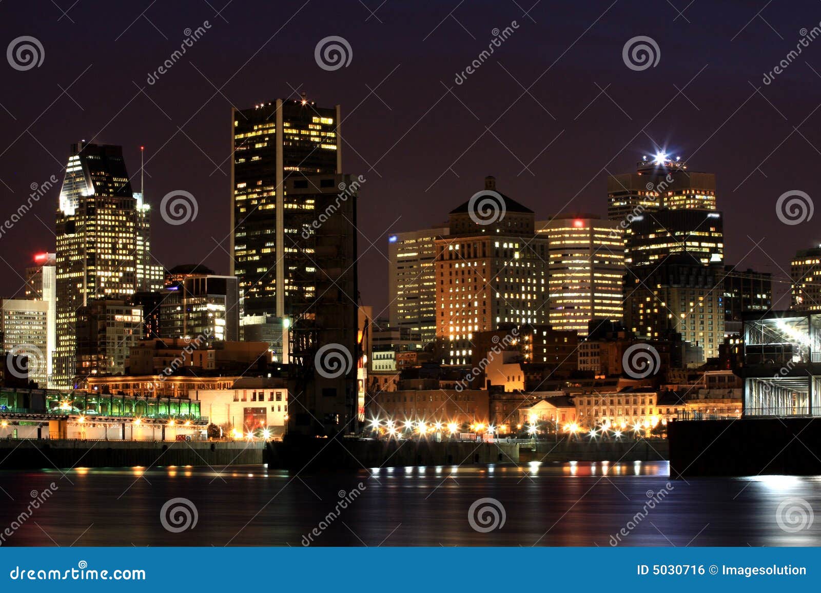 Modern city at night stock photo. Image of urban, city - 5030716