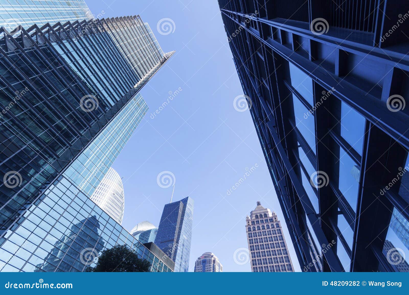 Modern city Shanghai stock photo. Image of shanghai, view - 48209282