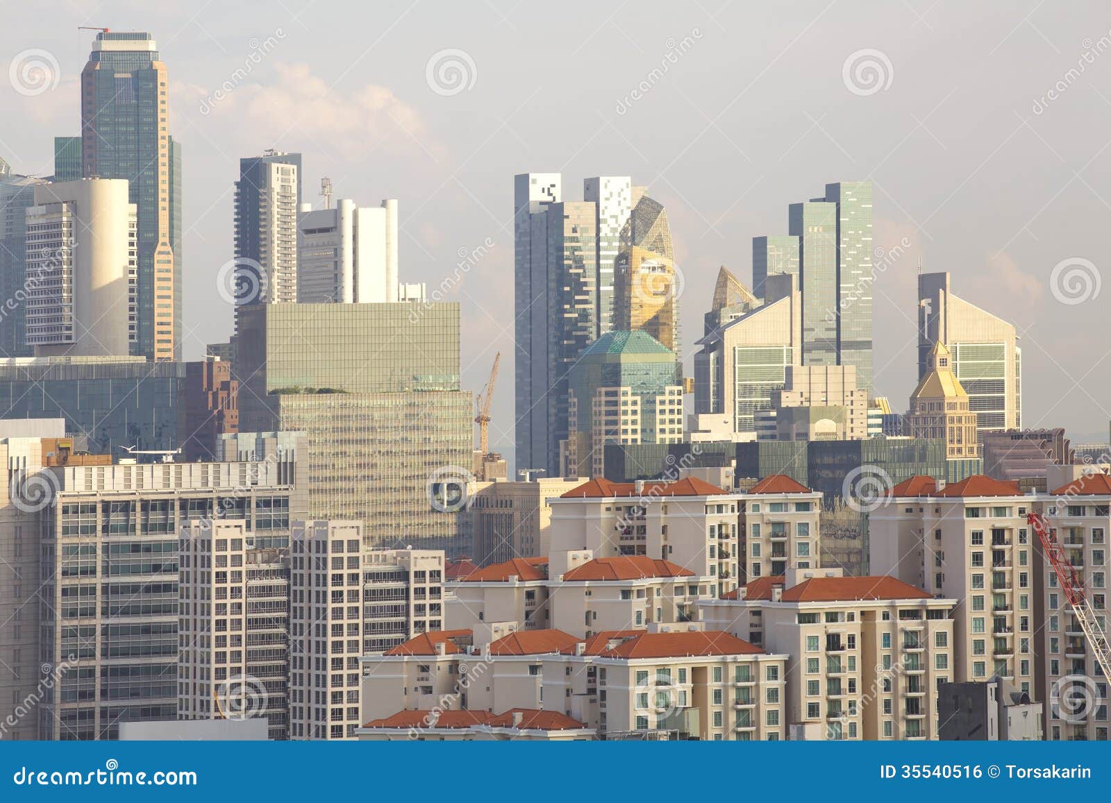 Modern city skyline stock photo. Image of capital, concrete - 35540516