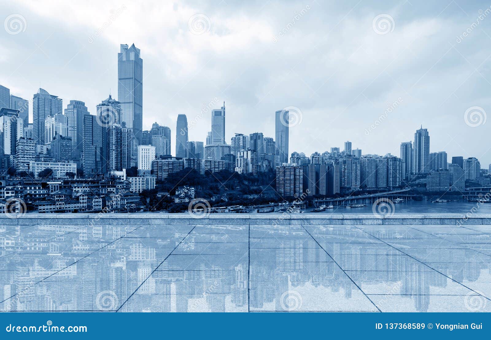 Modern city skyline stock image. Image of landscape - 137368589
