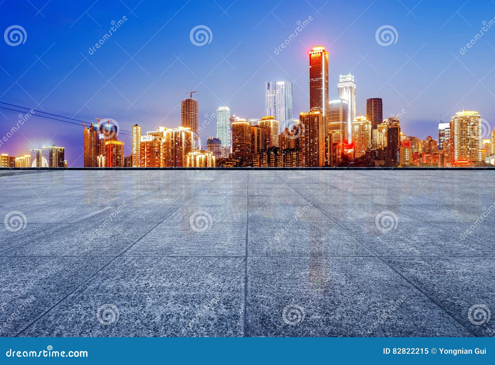 Modern city skyline stock image. Image of city, skyscraper - 82822215