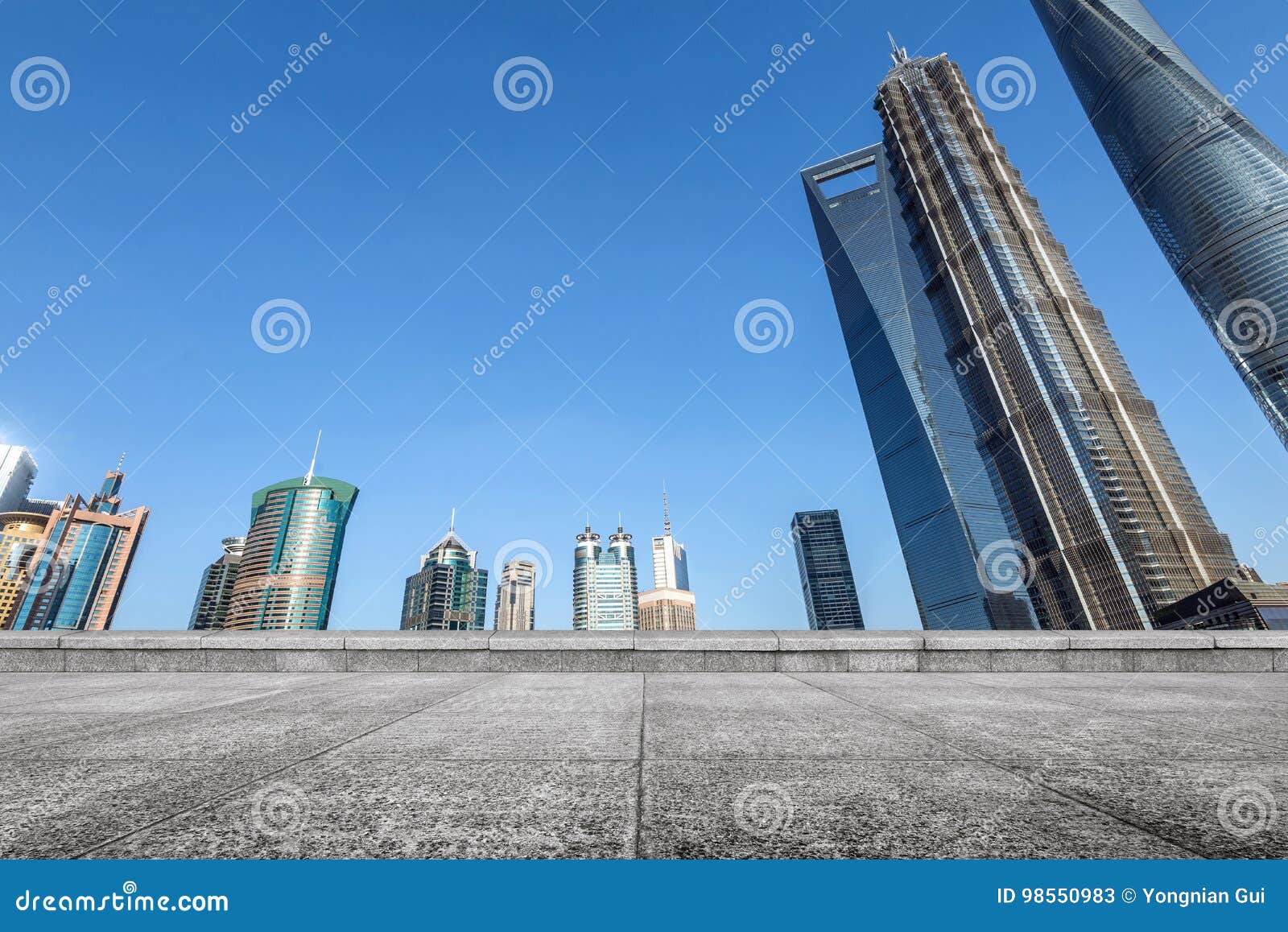 Modern city skyline stock image. Image of cloud, cityscape - 98550983