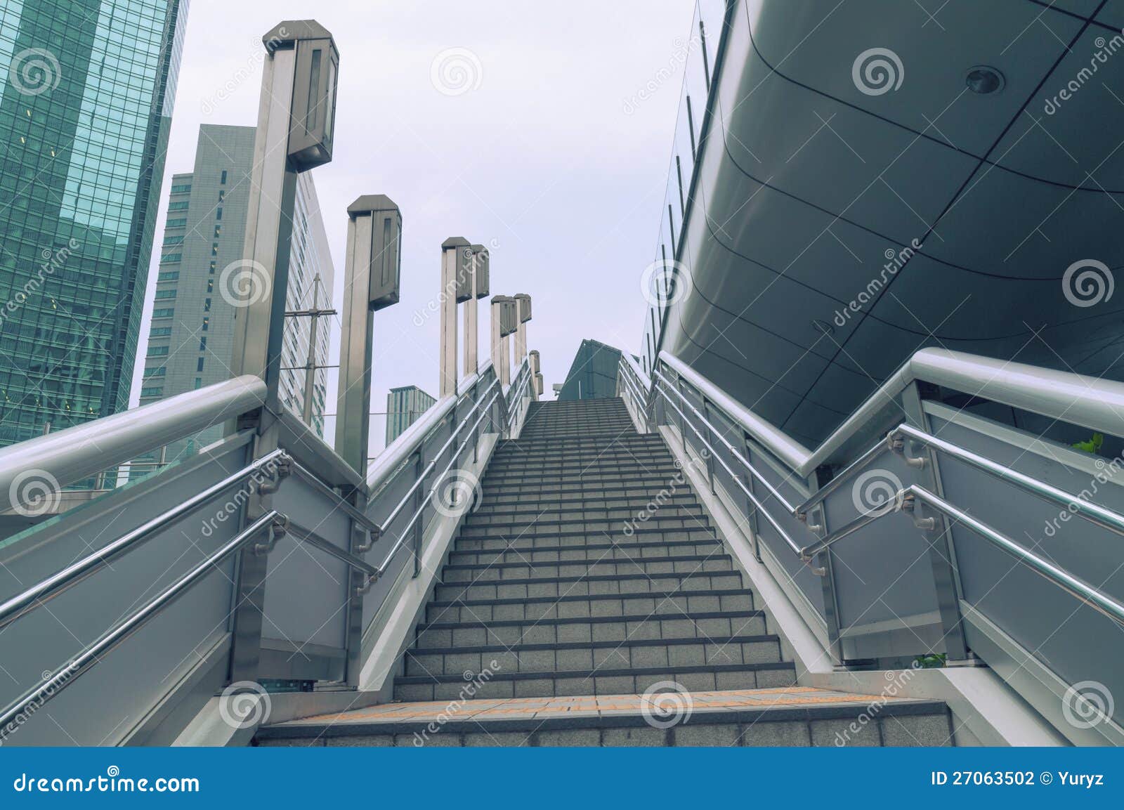 Modern city stairs stock photo. Image of structure, exterior - 27063502