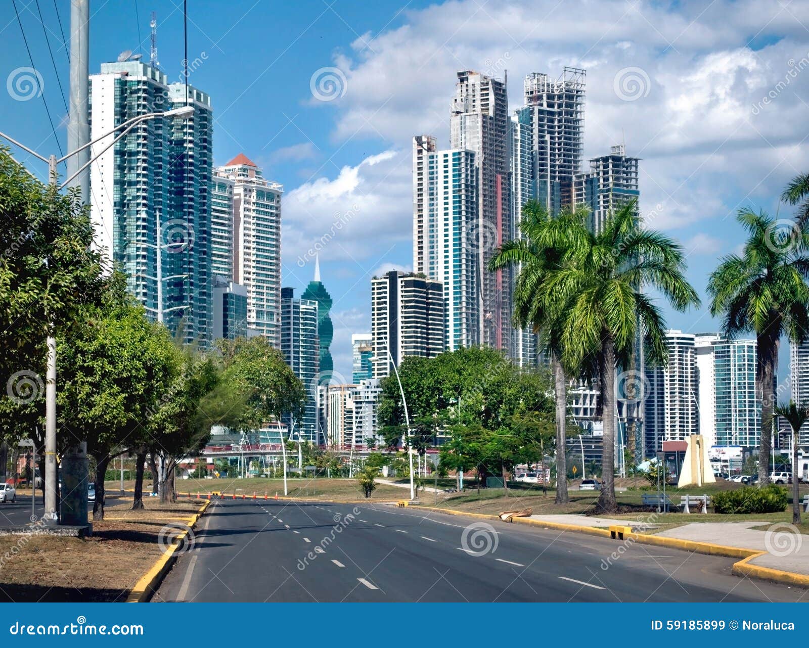 Modern city view stock image. Image of financial, road - 59185899