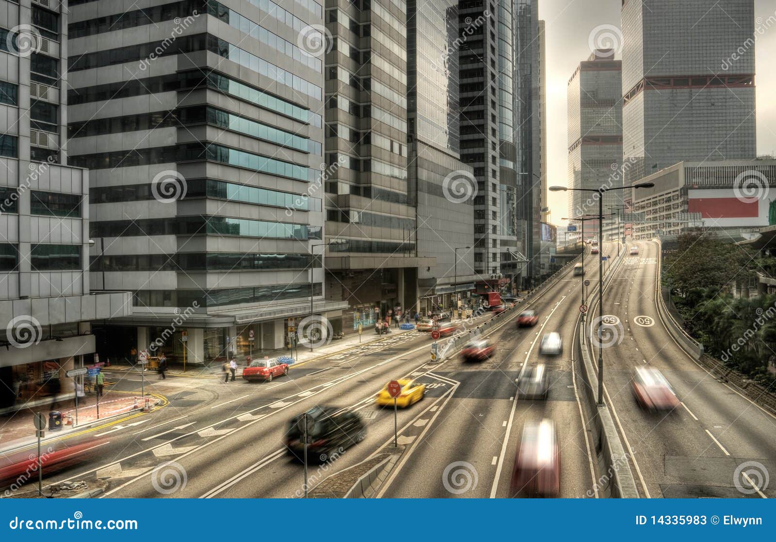 Modern cityscape stock image. Image of cars, color, daytime - 14335983