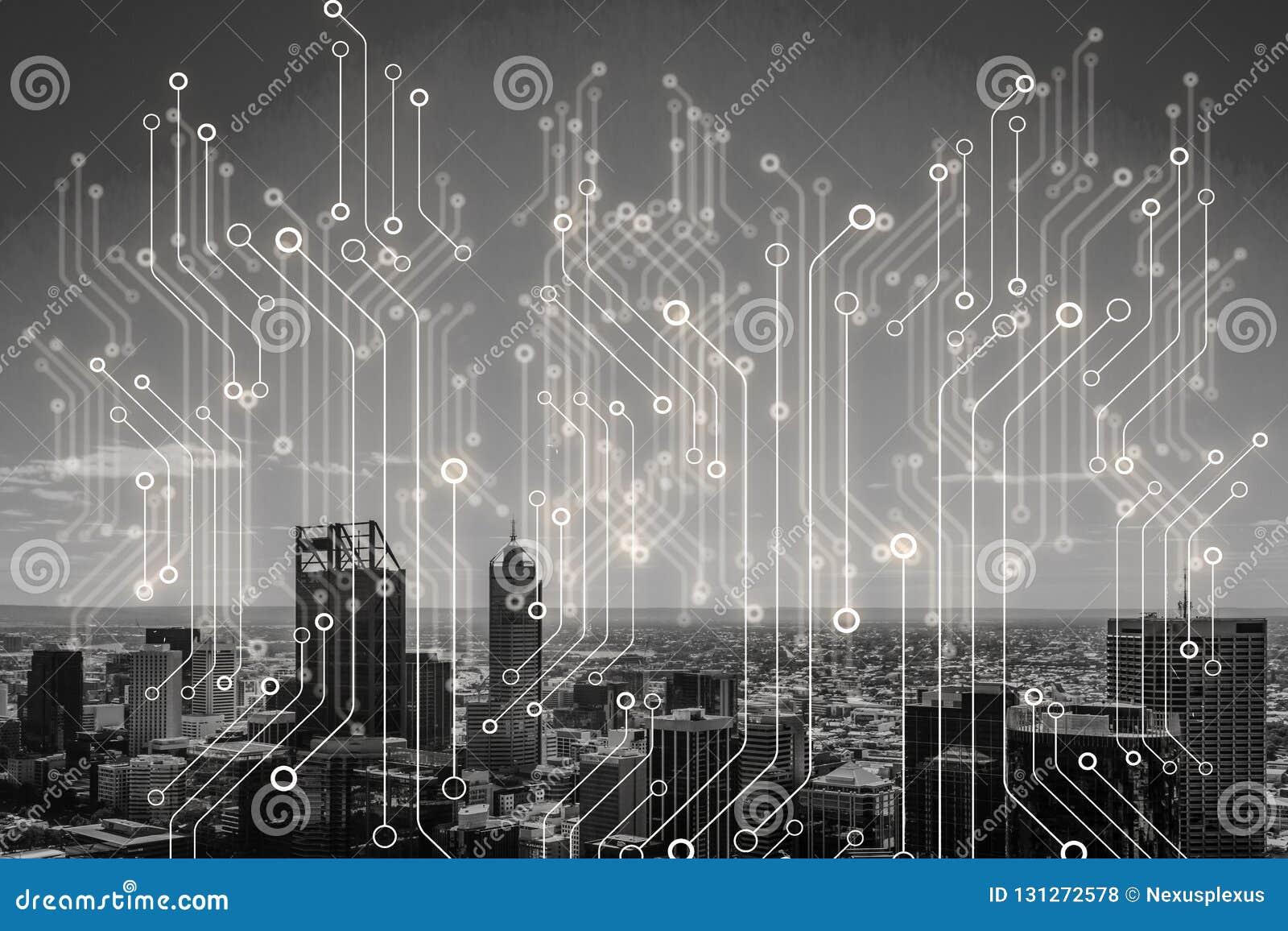 Micro Technology Background Stock Photo - Image of motherboard, city ...
