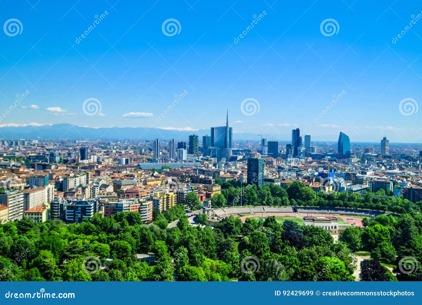 Modern Cityscape On A Sunny Day Picture. Image: 92429699