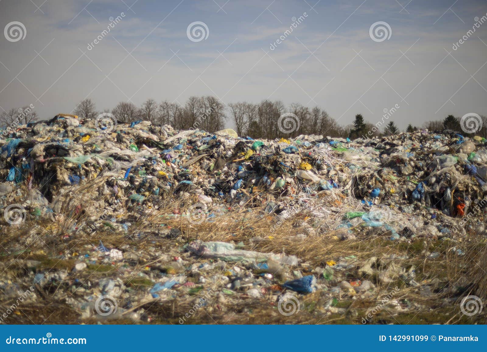City Dump in a European Country Stock Image - Image of industry ...