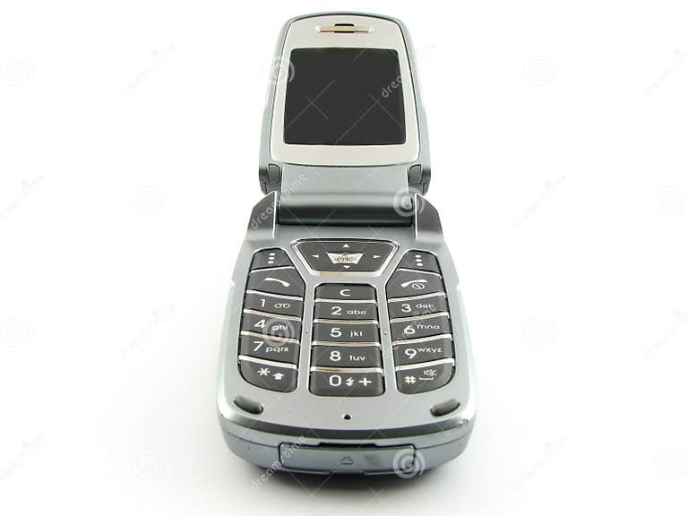 Modern clamshell phone stock photo. Image of flip, simple - 1939726