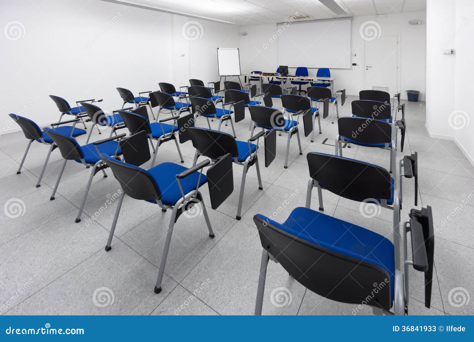 Modern Class or Meeting Corporate Room Stock Image - Image of interior ...