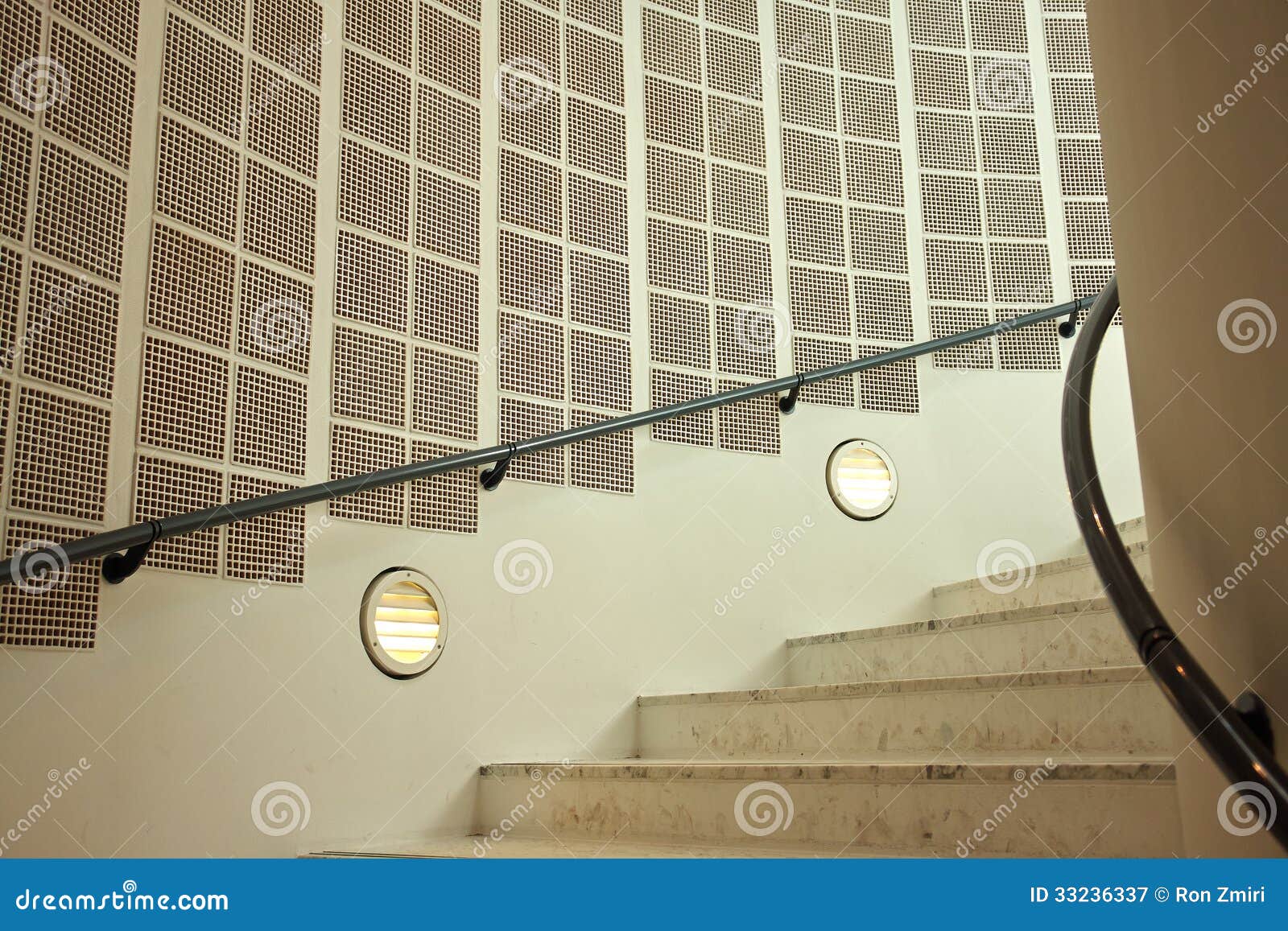 Modern Classical Minimalism Style Stairs Stock Image - Image of ...