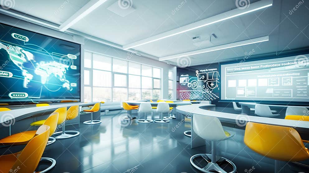 Modern Classroom Equipped with Augmented Reality and Virtual Reality ...