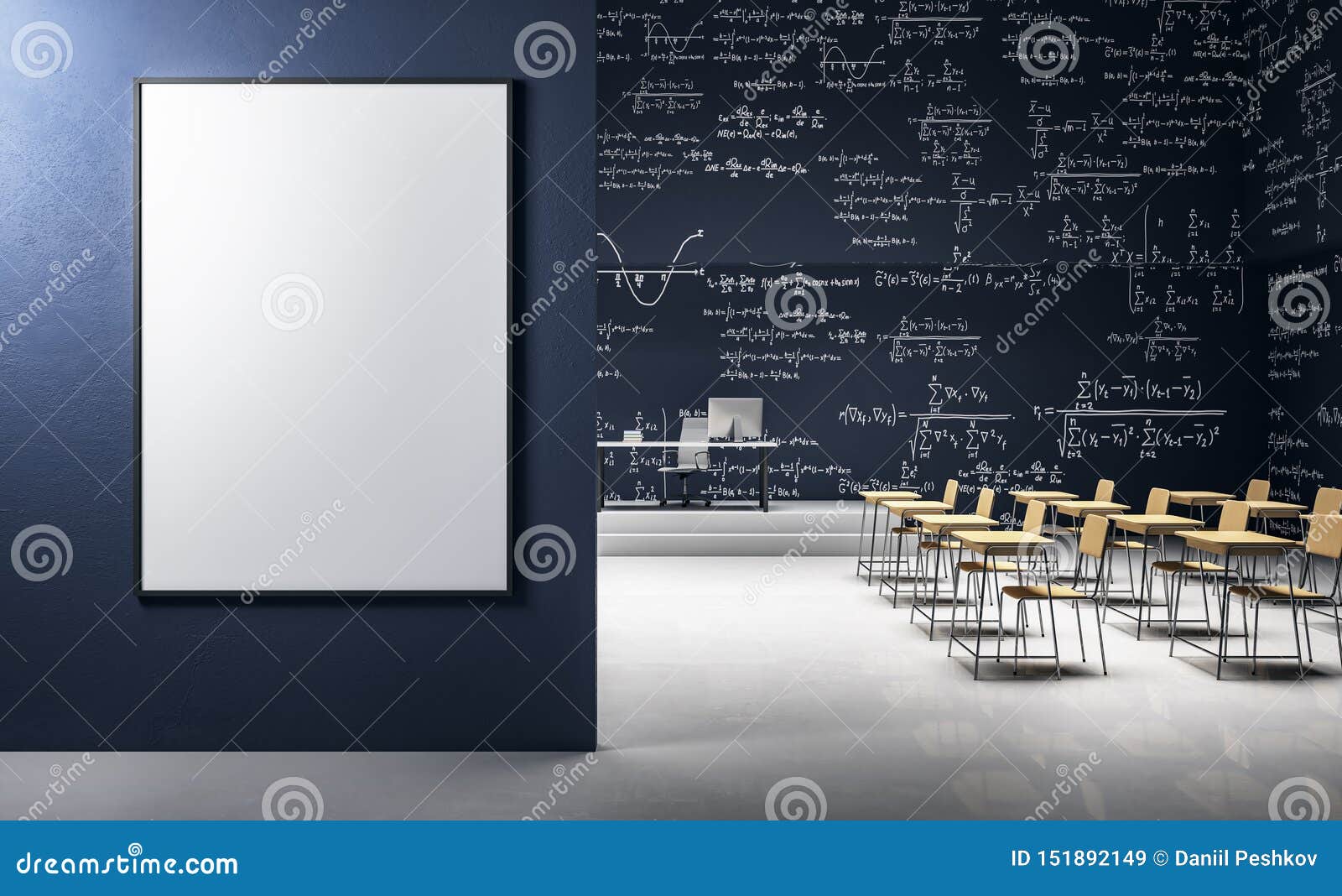 Mathematical Poster Explaining CUBE With Formulas For Volume And ... Mathematical Poster Explaining CUBE With Formulas For Volume And ...