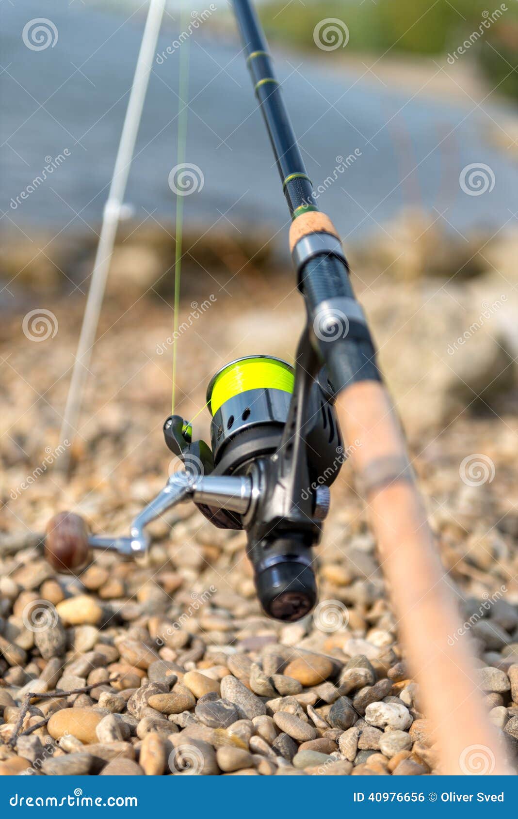 Modern Clean Fishing Rod Outdoors Stock Photo - Image of clean, fish ...
