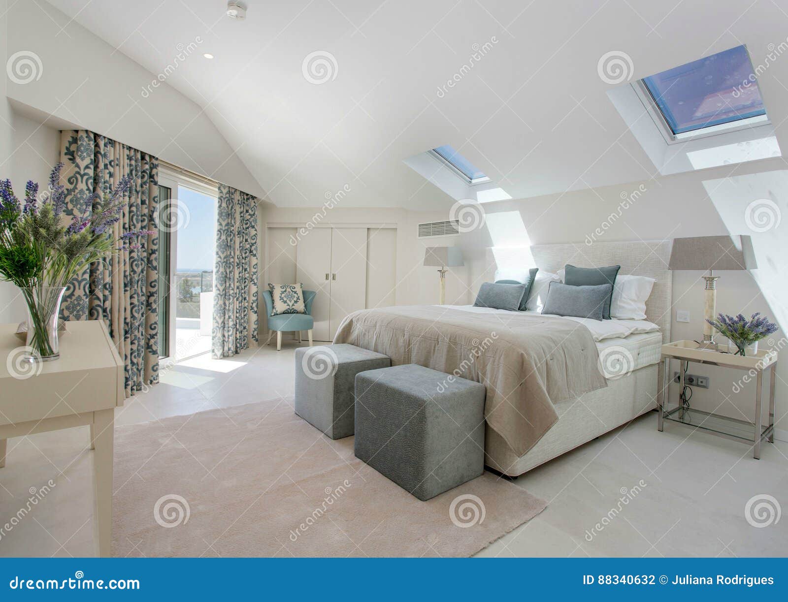 Modern clean room stock photo. Image of architecture - 88340632