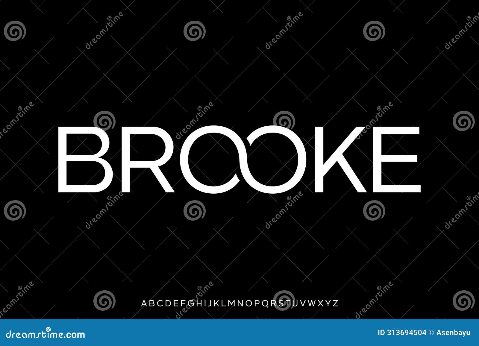 Modern Clean Sans Serif Alphabet Display Font Vector. Minimalist ...