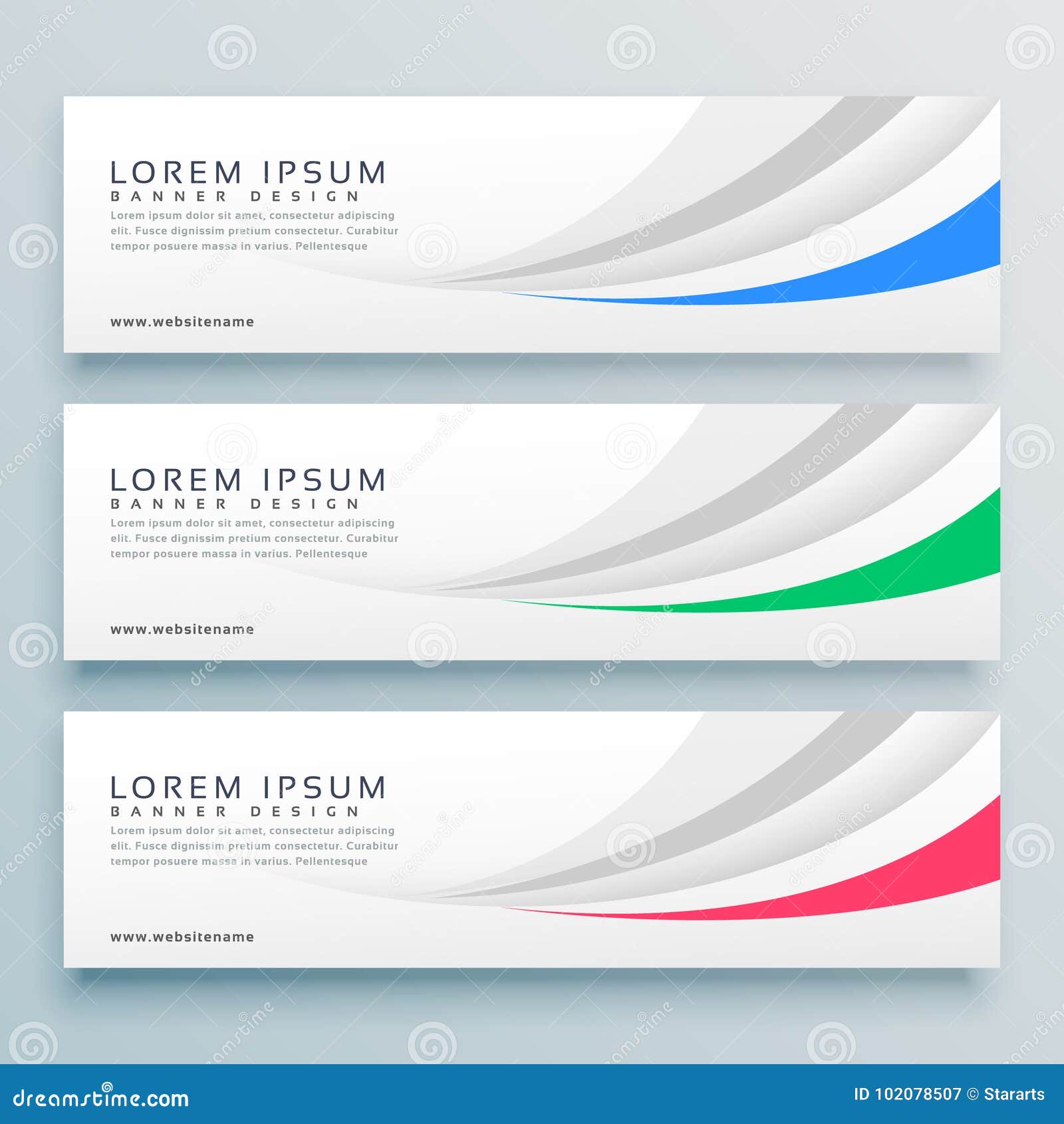 Modern Clean Web Banner or Header Design Background Stock Vector ...