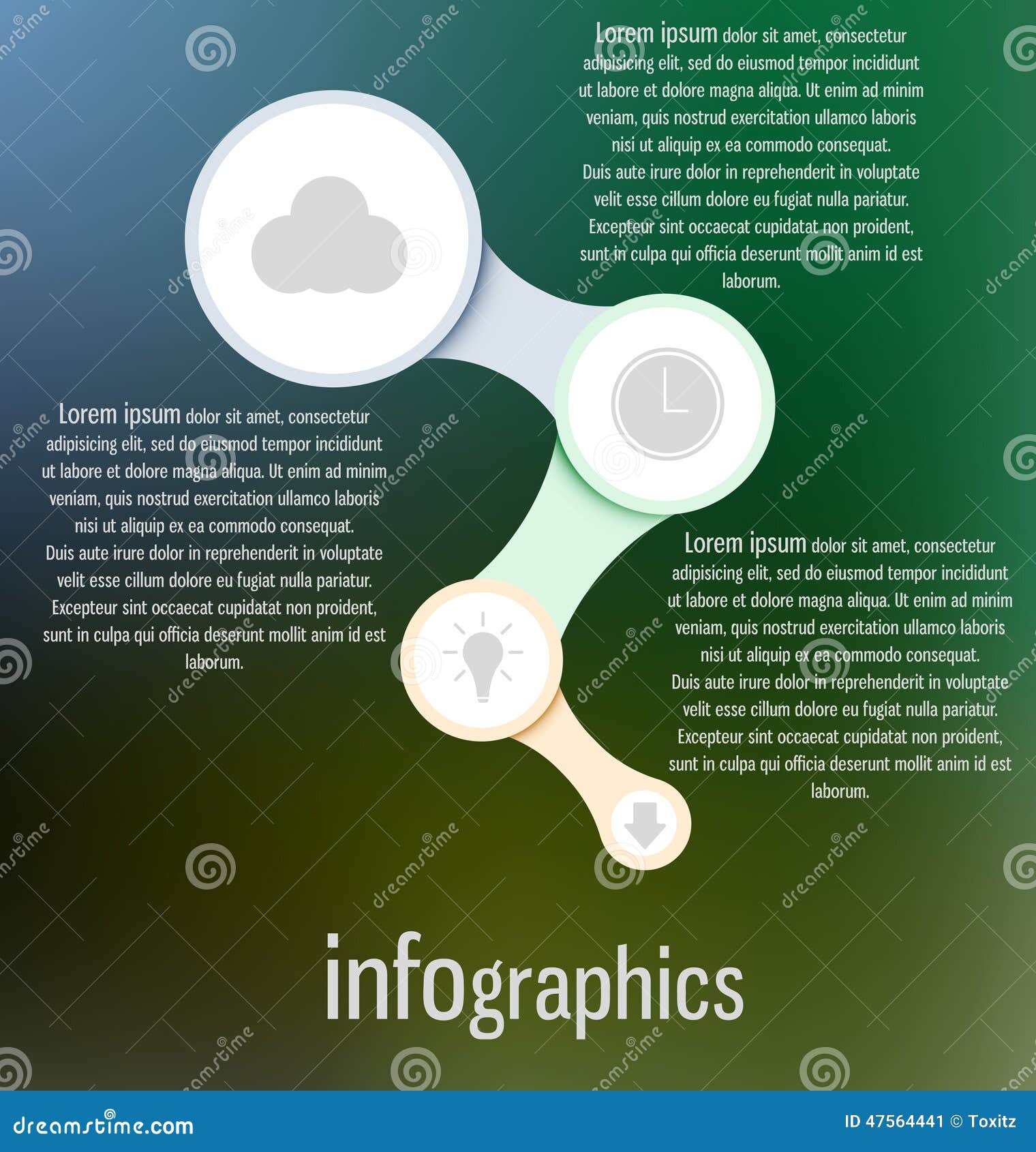 Modern, Clear Template. Can Be Used for Infographics, Websites E Stock ...