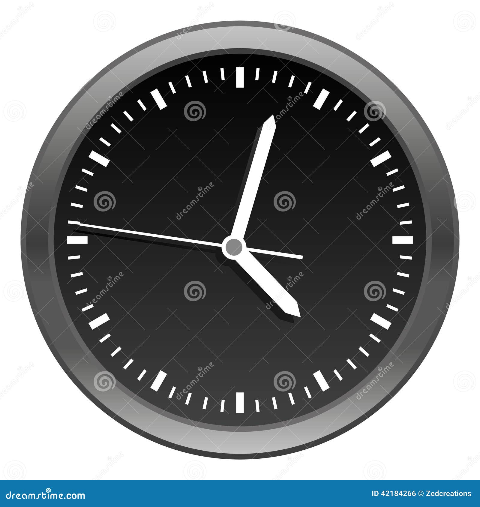 Modern Clock And Antique Clock In Both Color And Black Template ...