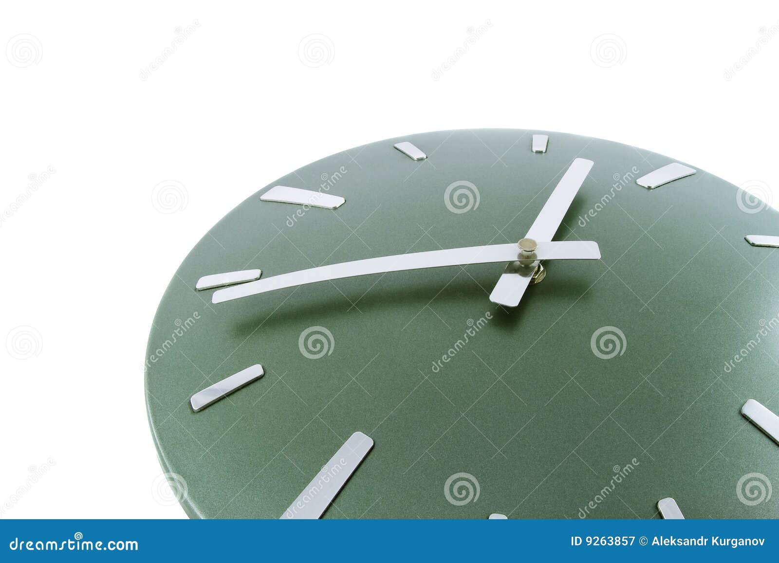 Modern Clock Time is 14.53 a.m. Fragment Stock Image - Image of ...