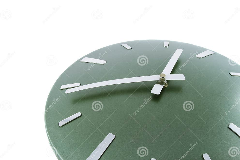 Modern Clock Time is 14.53 a.m. Fragment Stock Image - Image of ...