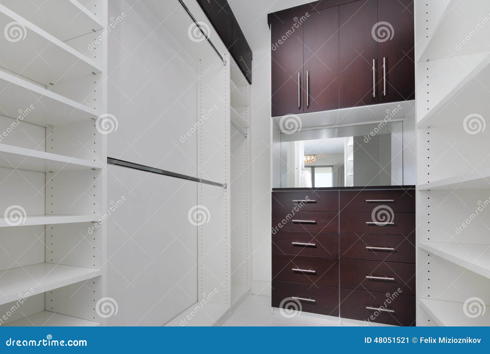 Modern closet stock image. Image of real, estate, condo - 48051521