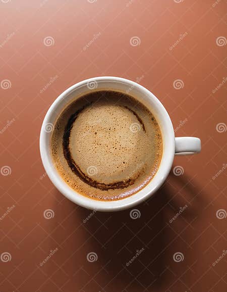 Modern Coffee Cup on Mocha Mousse Background Stock Image - Image of ...