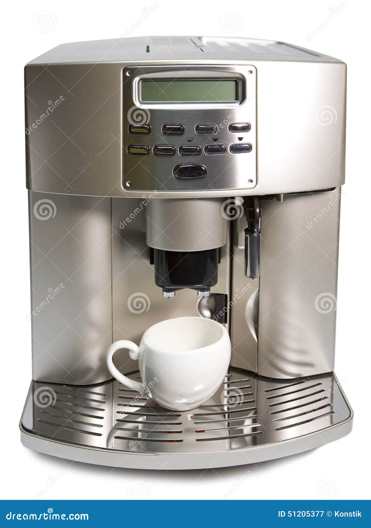Modern Coffee Machine stock image. Image of metal, home - 51205377
